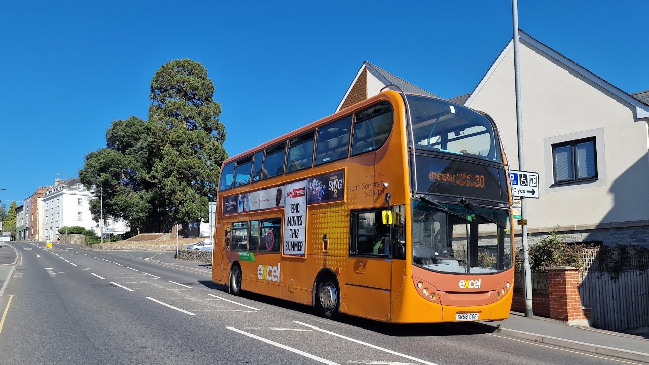 First Southwest (Somerset) Enviro 400 Trident II SN58 CGE (33554) on 30 ...
