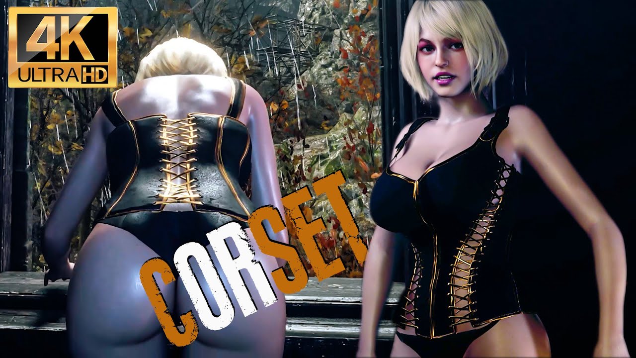 Resident Evil 4 Remake Ashley Perfect Busty Corset Mod 4K - YouTube