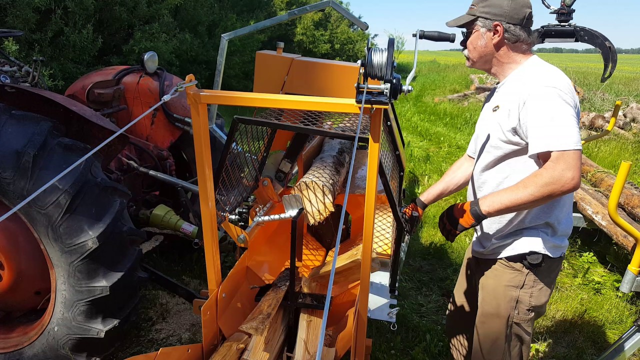 Range Road RR27PTO 27 Ton PTO 3 Point Hitch Firewood Processor - YouTube