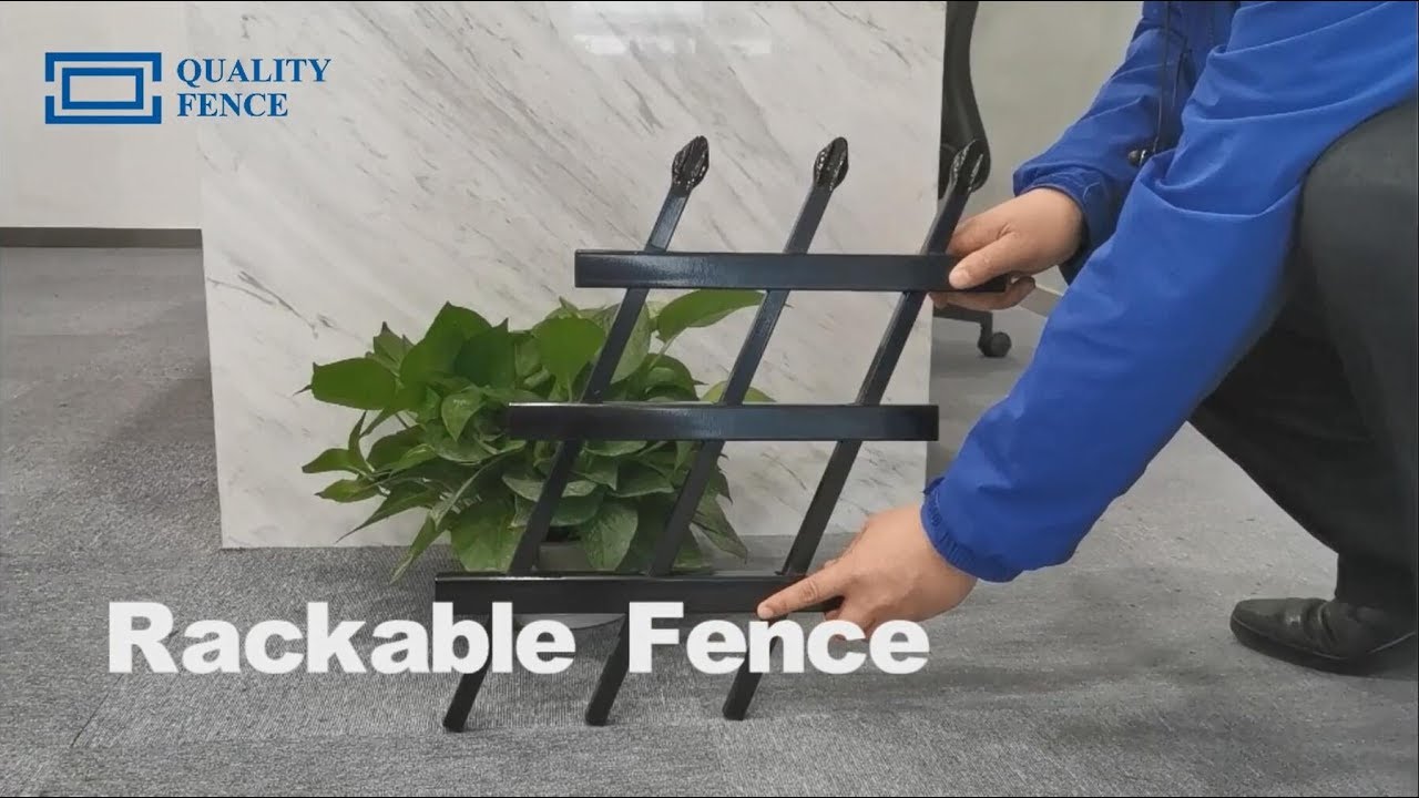 Rackable fence - YouTube