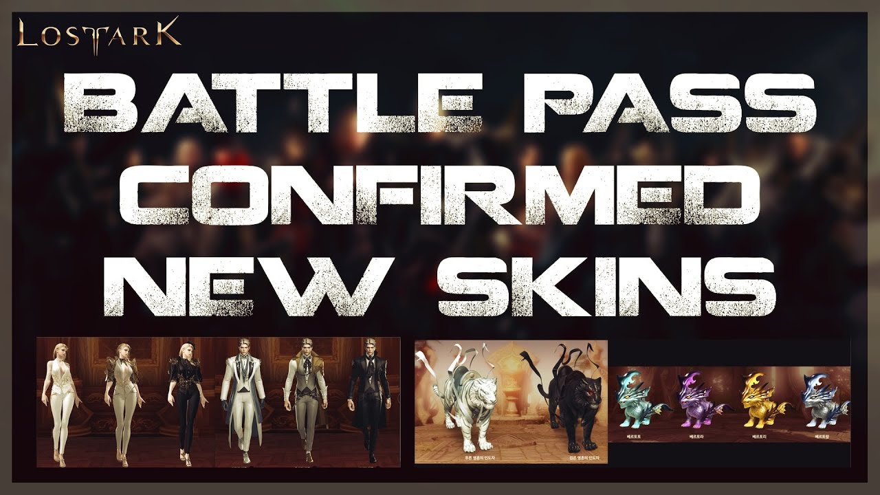 LOST ARK - BATTLE PASS CONFIRMED! | INSANE MATERIALS, NEW SKINS, PETS ...