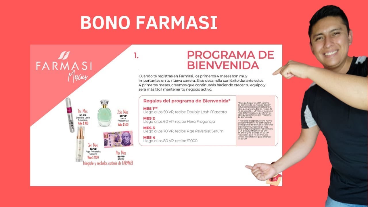 BONO FARMASI MEXICO "PROGRAMA DE BIENVENIDA" - YouTube