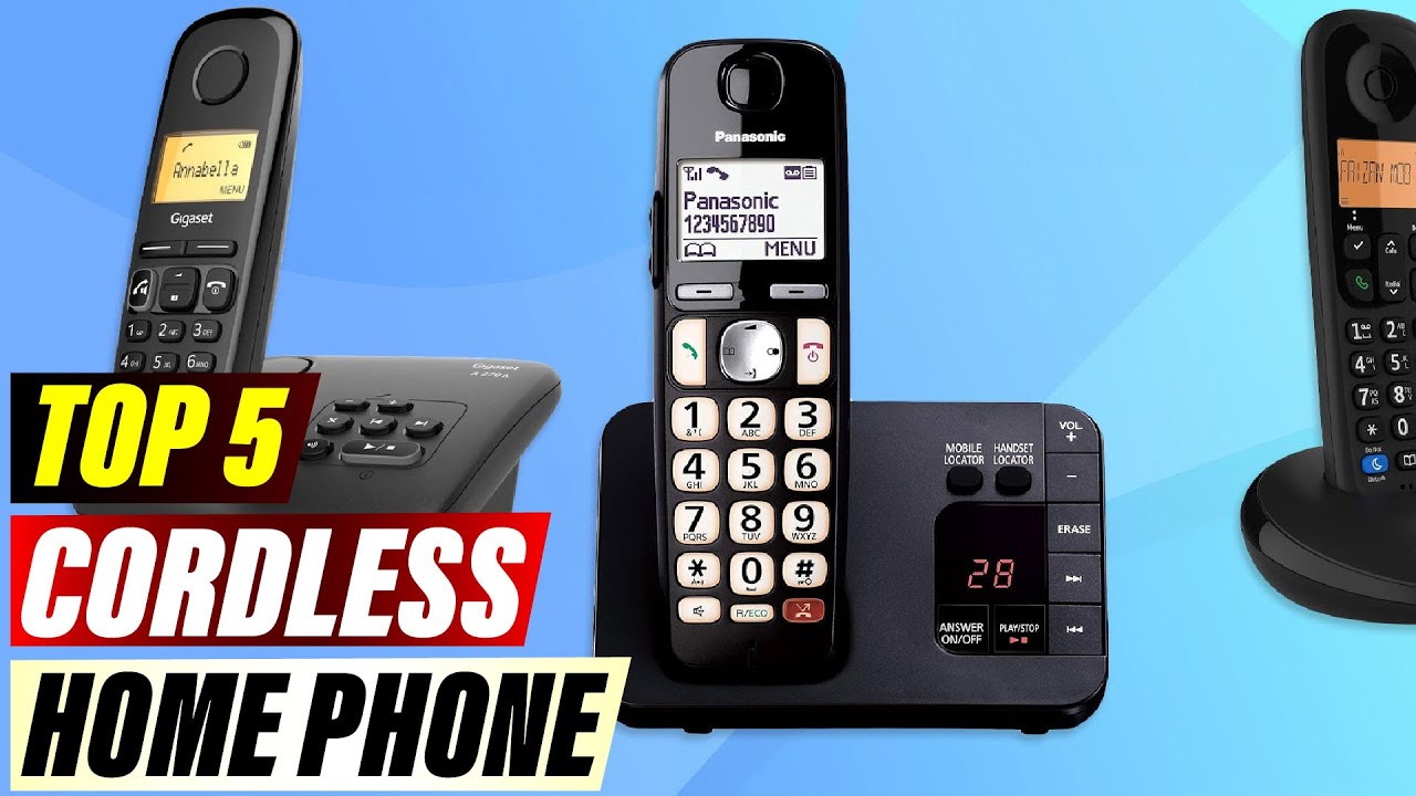 Best Cordless Home Phones for Clear Calls and Long Battery Life - YouTube