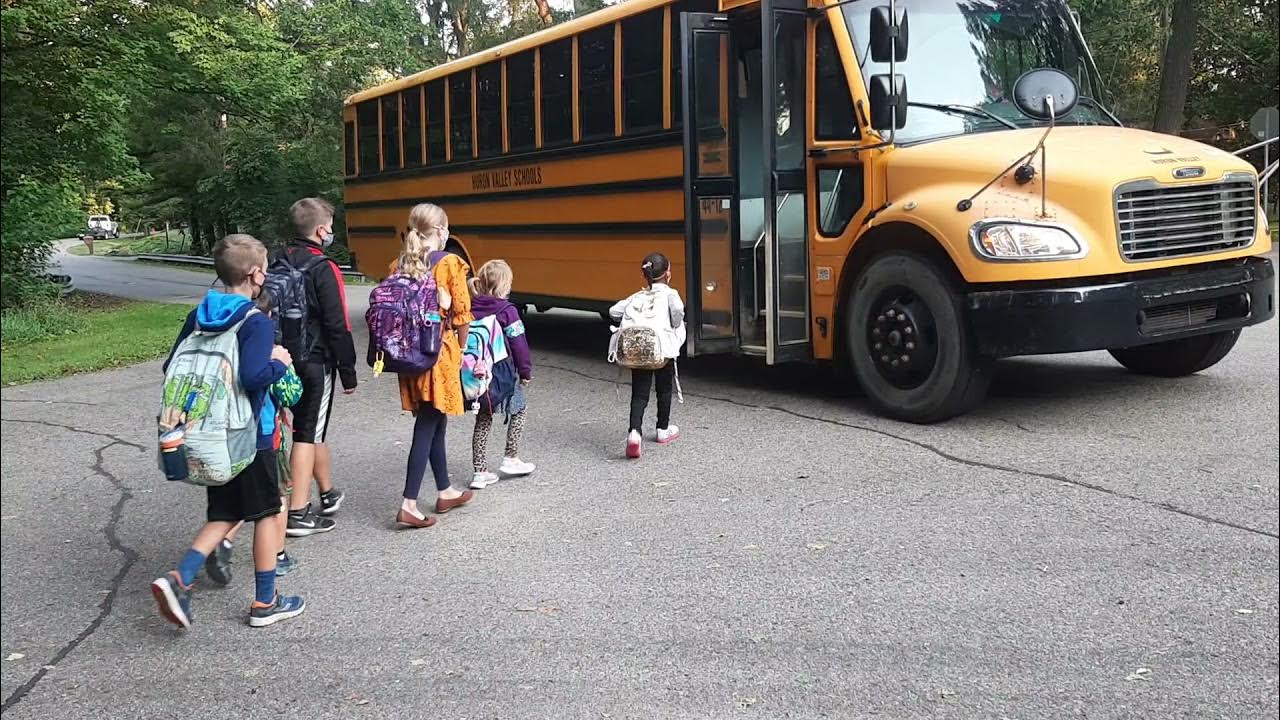 Brooke's First School Bus Ride 091021 - YouTube