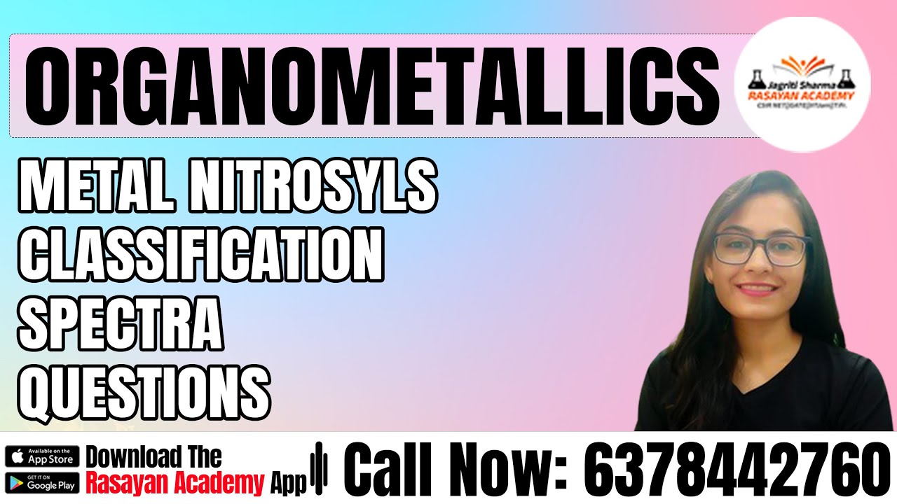 METAL Nitrosyls , CLASSIFICATION, SPECTRA, PRACTICE || CSIR UGC NET ...