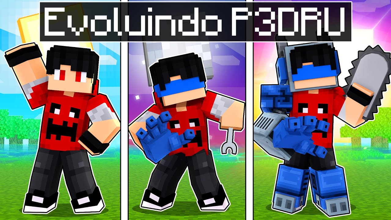 Evoluindo o P3DRU para P3DRU DEUS no Minecraft - YouTube