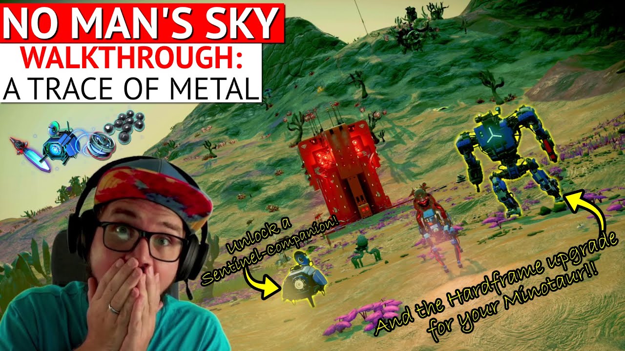 Unlock a Sentinel Pet & ALL Minotaur Hardframe Parts | No Man's Sky ...