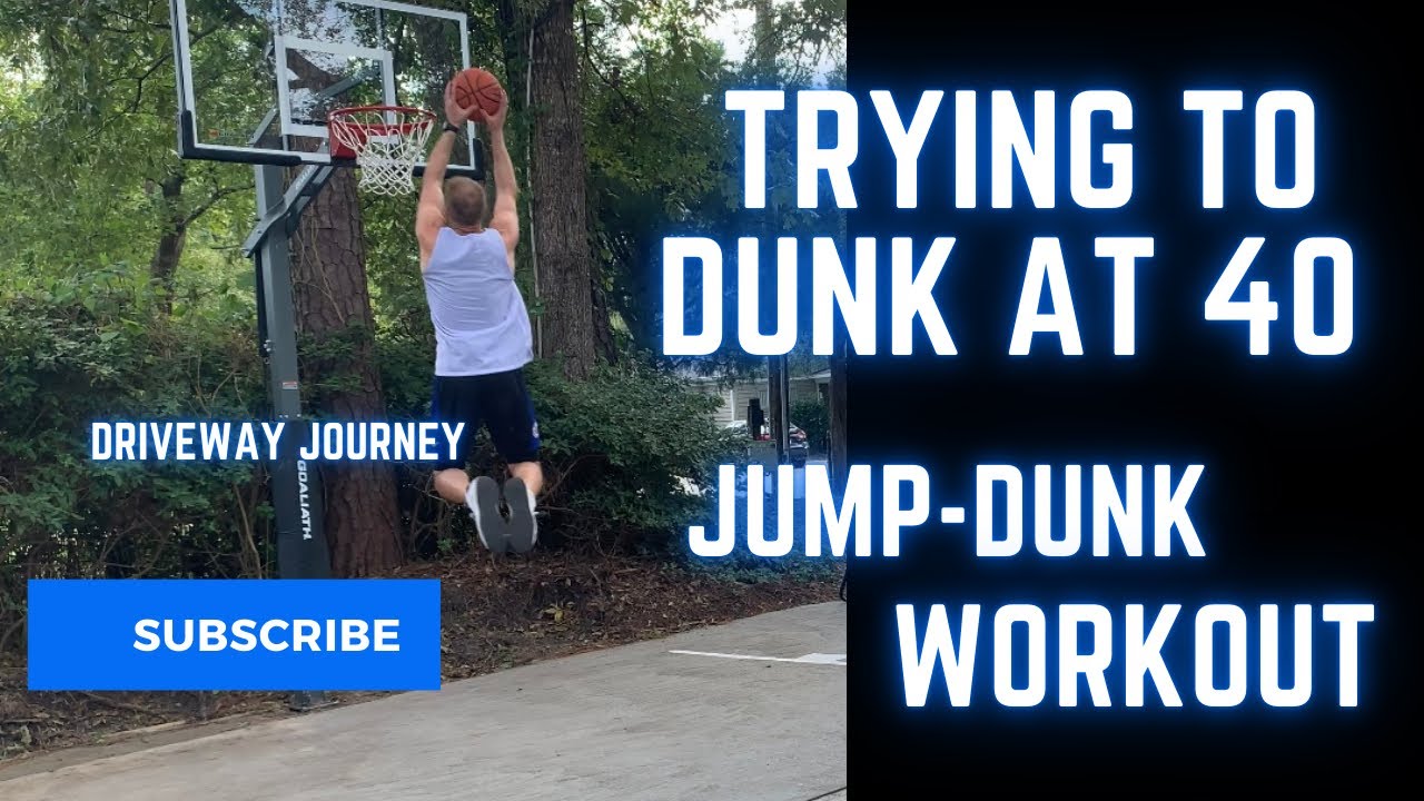 Jump-Dunk-Leg Workout: The Journey to dunking at 40 - YouTube