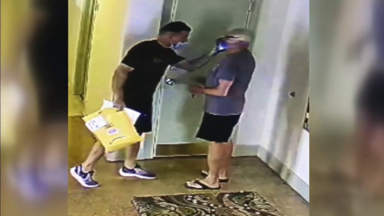 Amazon delivery driver caught on camera striking resident after ...