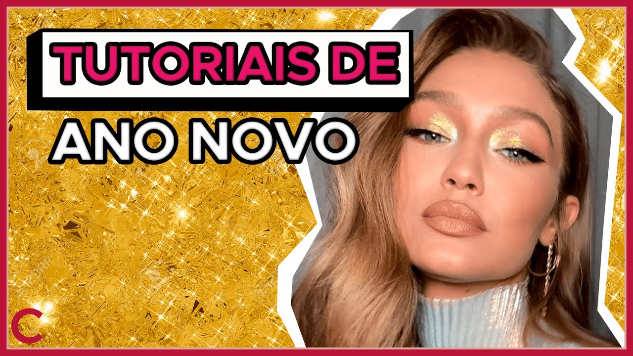 MAQUIAGEM DE ANO NOVO - YouTube