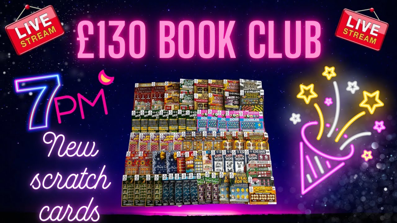 Big book club - £130 Allwyn scratch cards - YouTube