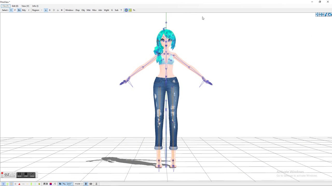 MMD: PMD: How to Fix Messed up IK Bones (for Bacwards Legs/Knees) - YouTube
