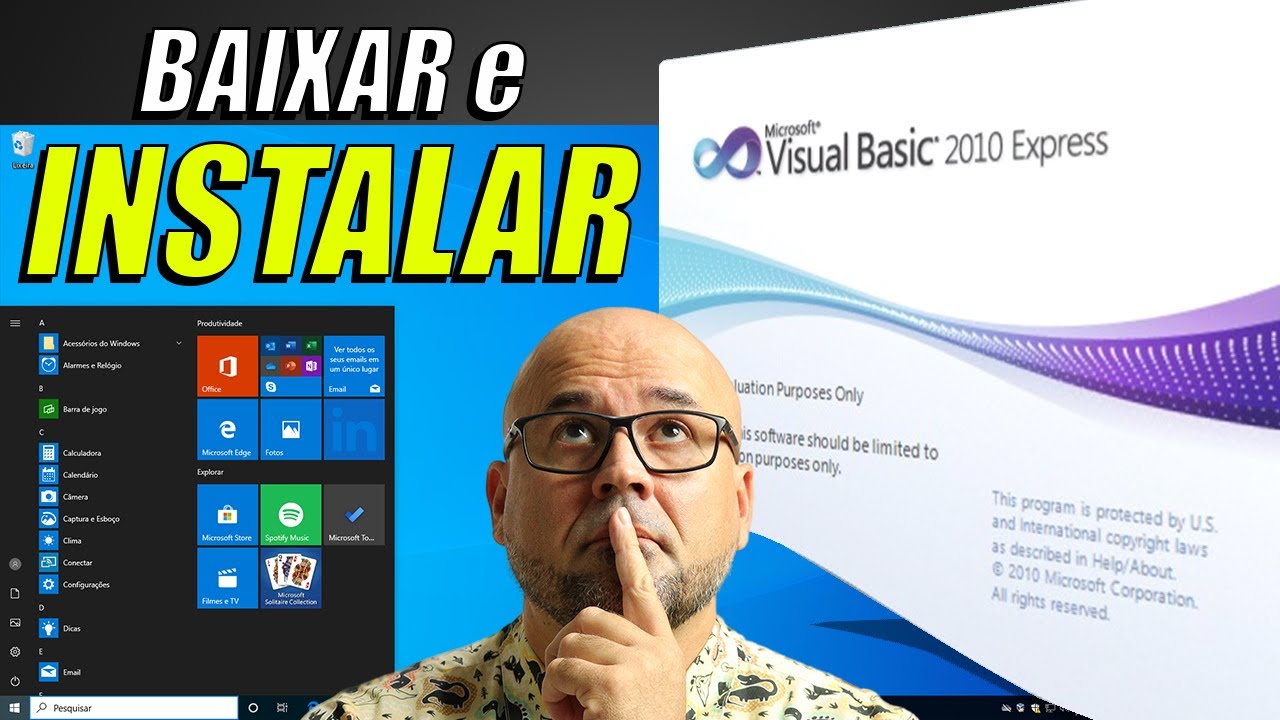 DOWNLOAD E INSTALAÇÃO DO VISUAL STUDIO 2010 EXPRESS EM 2024 - YouTube