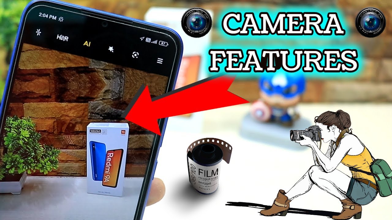 Redmi 9A Full Camera Features 📸 - YouTube