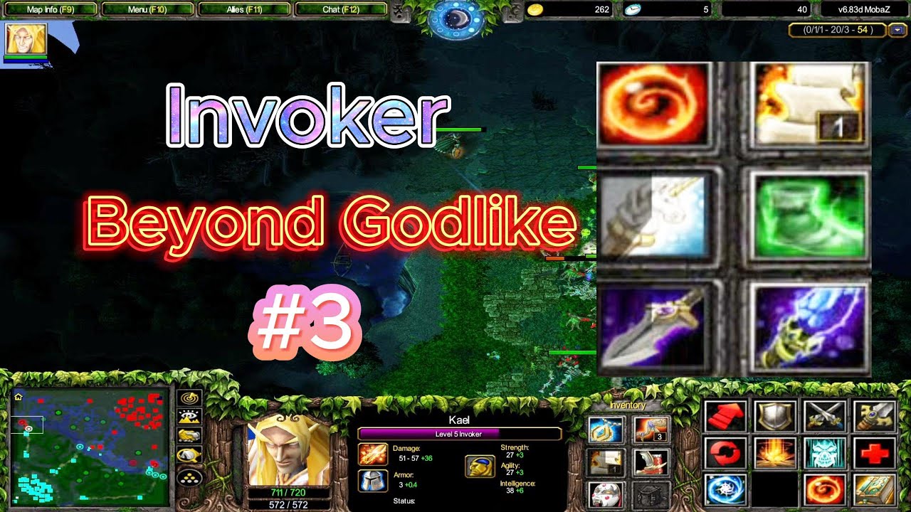 Dota l Invoker Beyond Godlike #3 - YouTube