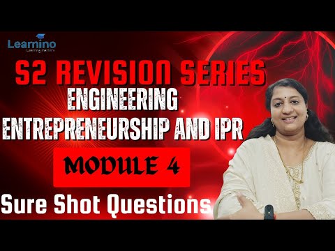 S2 Engineering Entreprenuership and IPR Module 4 Revision - YouTube