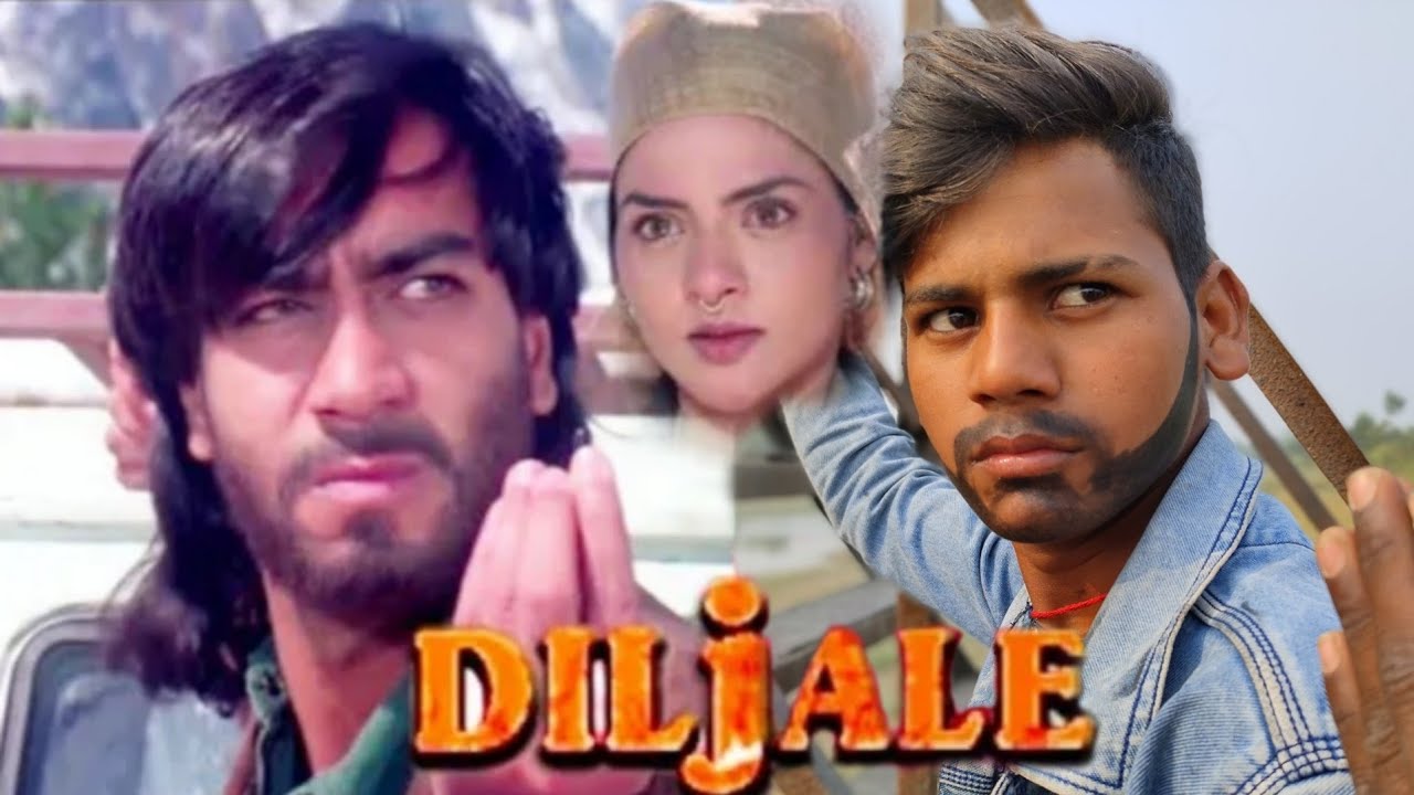 Diljale {1996} Best Dialogue | Spoof Ajay Devgan | Amrish Puri | Sonali ...