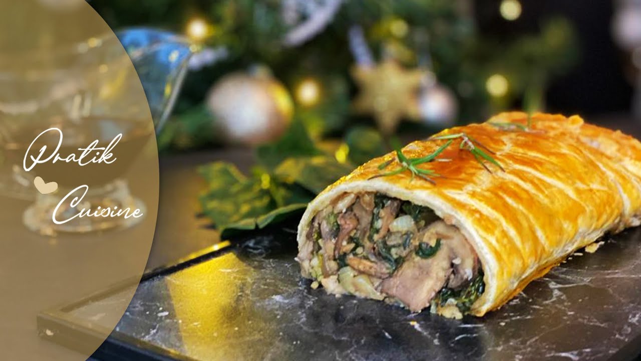 Mushroom and Chestnut Wellington Easy Recipe! - YouTube