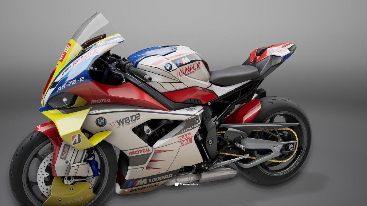 RIDE 5_M1000RR GUNDAM - YouTube