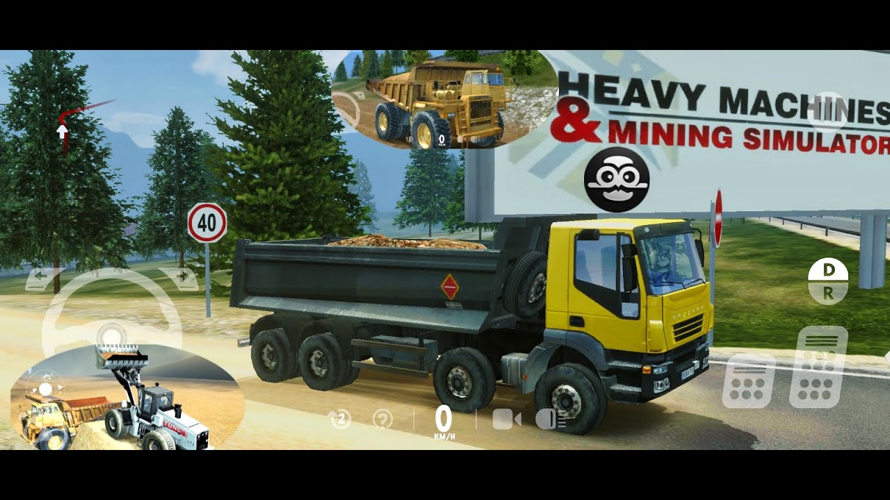 Heavy machines and mining simulator (Webperon games) || loading and ...