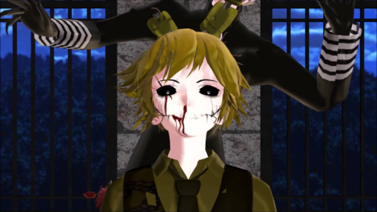 MMD FNAF Puppet vs Springtrap Unravel (100 SUBS SPECIAL) - YouTube