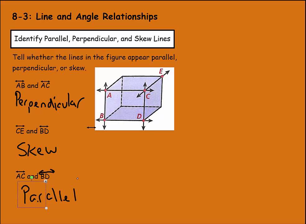 Math 7: 8-3: Line and Angle Relationships - YouTube
