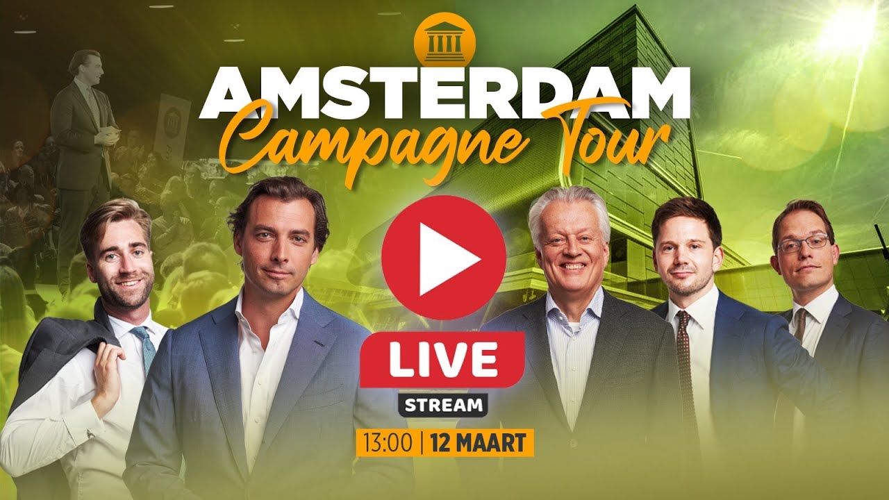 KIJK LIVE MEE: FVD Campagne Tour in Amsterdam | Met Thierry Baudet ...