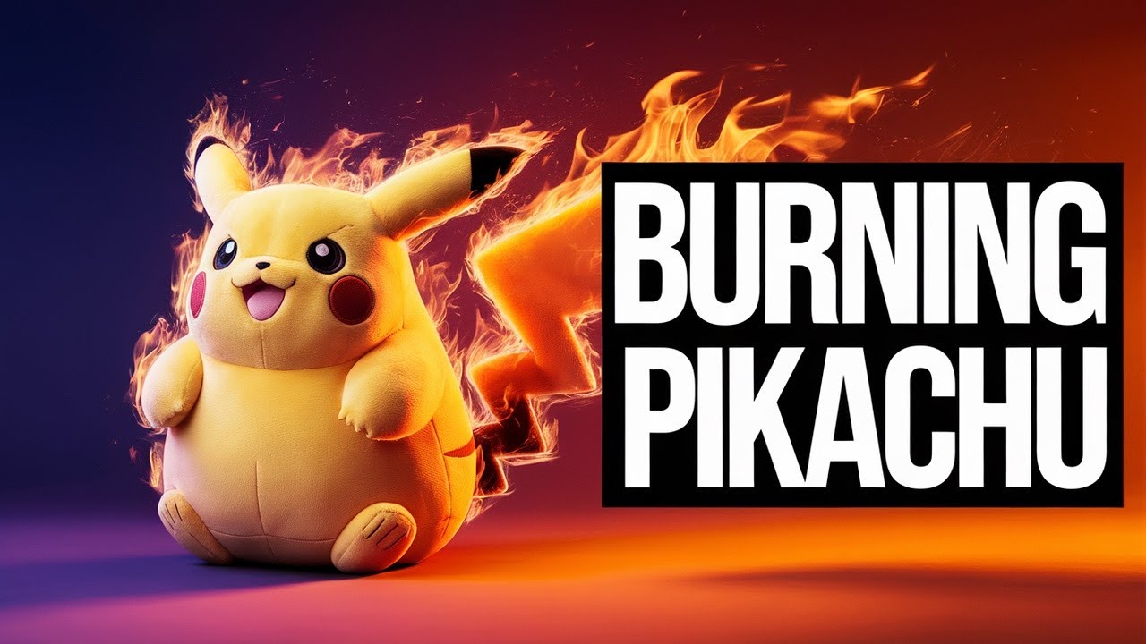 Burning Pokémon Pikachu Squishmallow 🔥 - YouTube