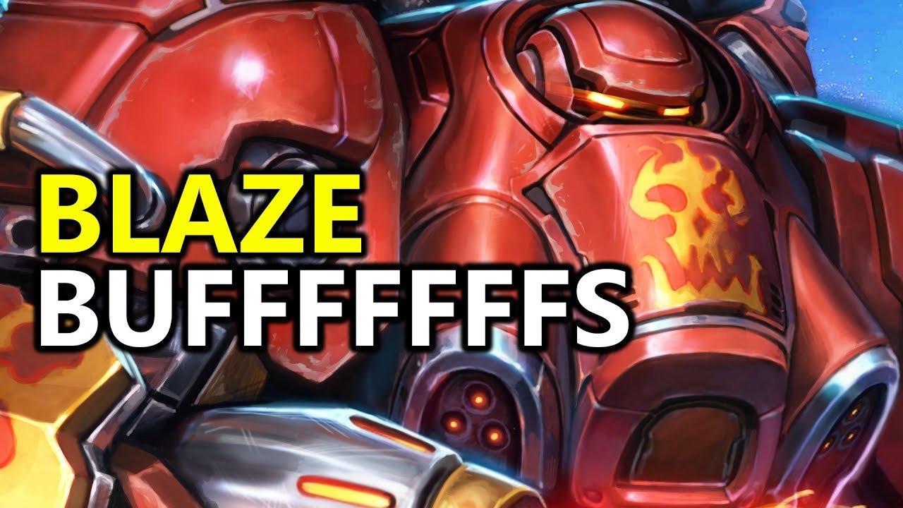 ♥ Blaze Post Release Buffs! - Heroes of the Storm (HotS Gameplay) - YouTube