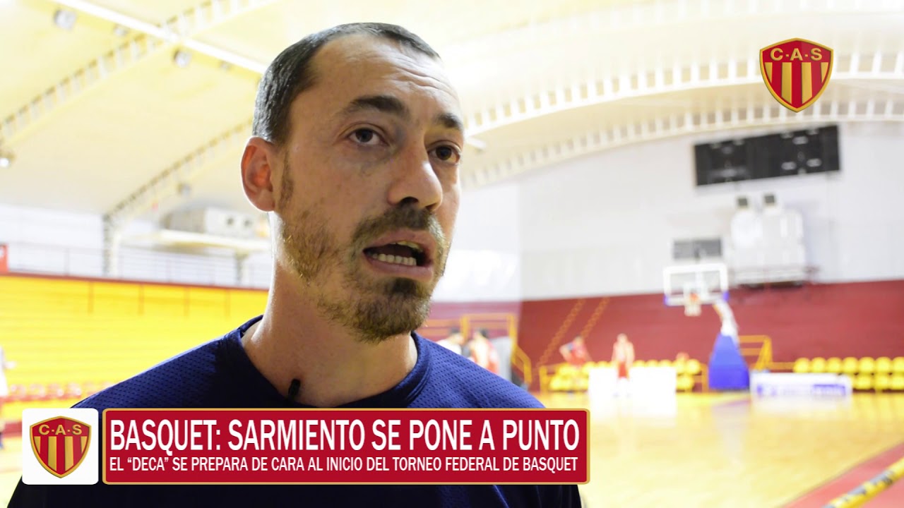 NOTA ERIC ROVNER PRETEMPORADA SARMIENTO BASQUET TORNEO FEDERAL - YouTube