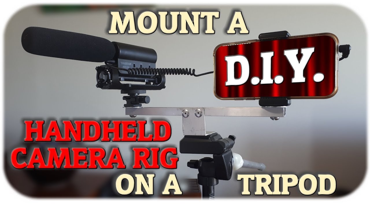 How To Mount a D.I.Y. Handheld Camera Rig On A Tripod - YouTube