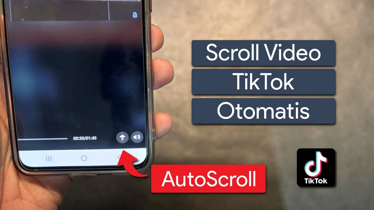 Cara Scroll Video TikTok Secara Otomatis - YouTube