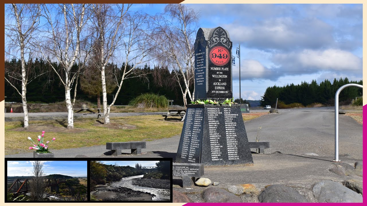 Visiting the Tangiwai Rail Disaster Memorial - 08/05/2022 (HD) - YouTube