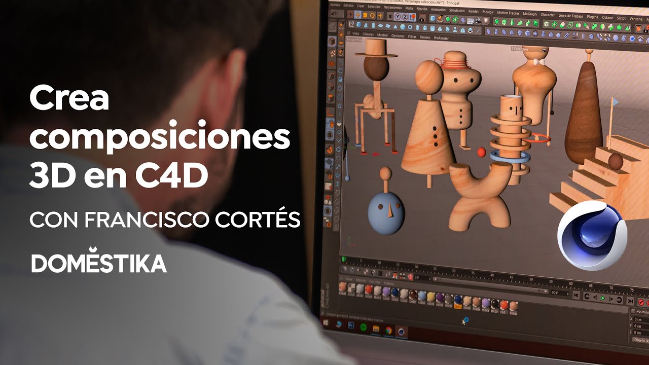 Creación de composiciones 3D en Cinema 4D | Un curso de Francisco ...