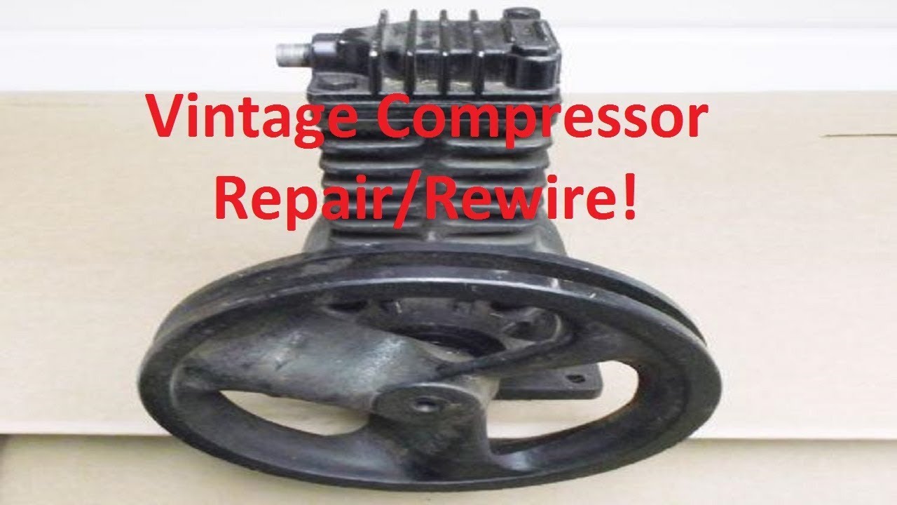 Vintage Air Compressor Repairs Pt 2 - YouTube