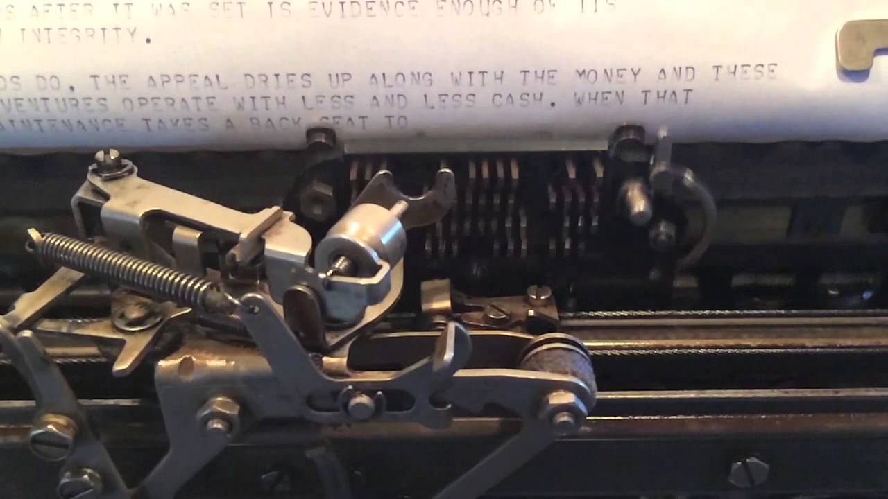 Teletype Model 28 Slo-Mo Type Box - YouTube