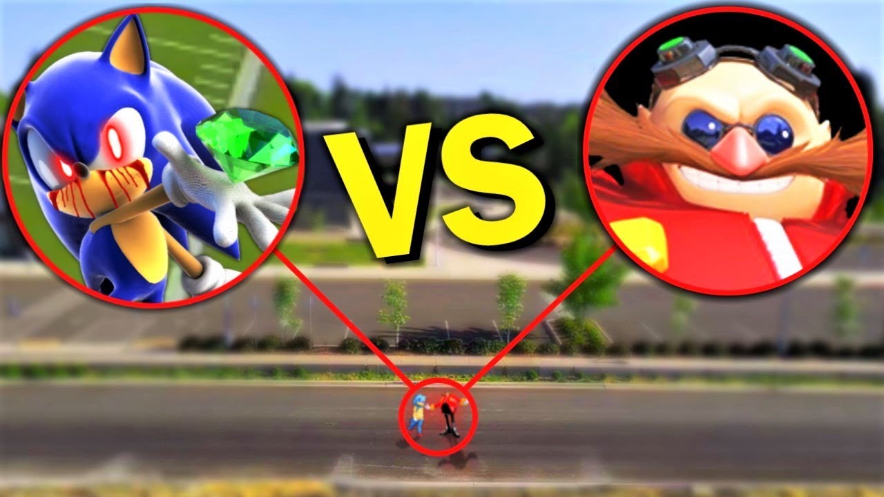 Drone Catches SONIC.EXE vs DR EGGMAN (From SONIC) IN REAL LIFE! *SONIC ...