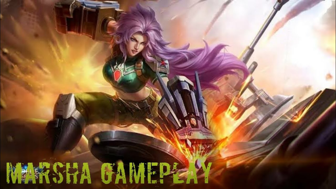 marsha gameplay - mobile legends - YouTube