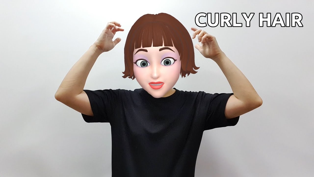 American Sign Language (ASL) Vocabulary Lesson: Curly Hair - YouTube