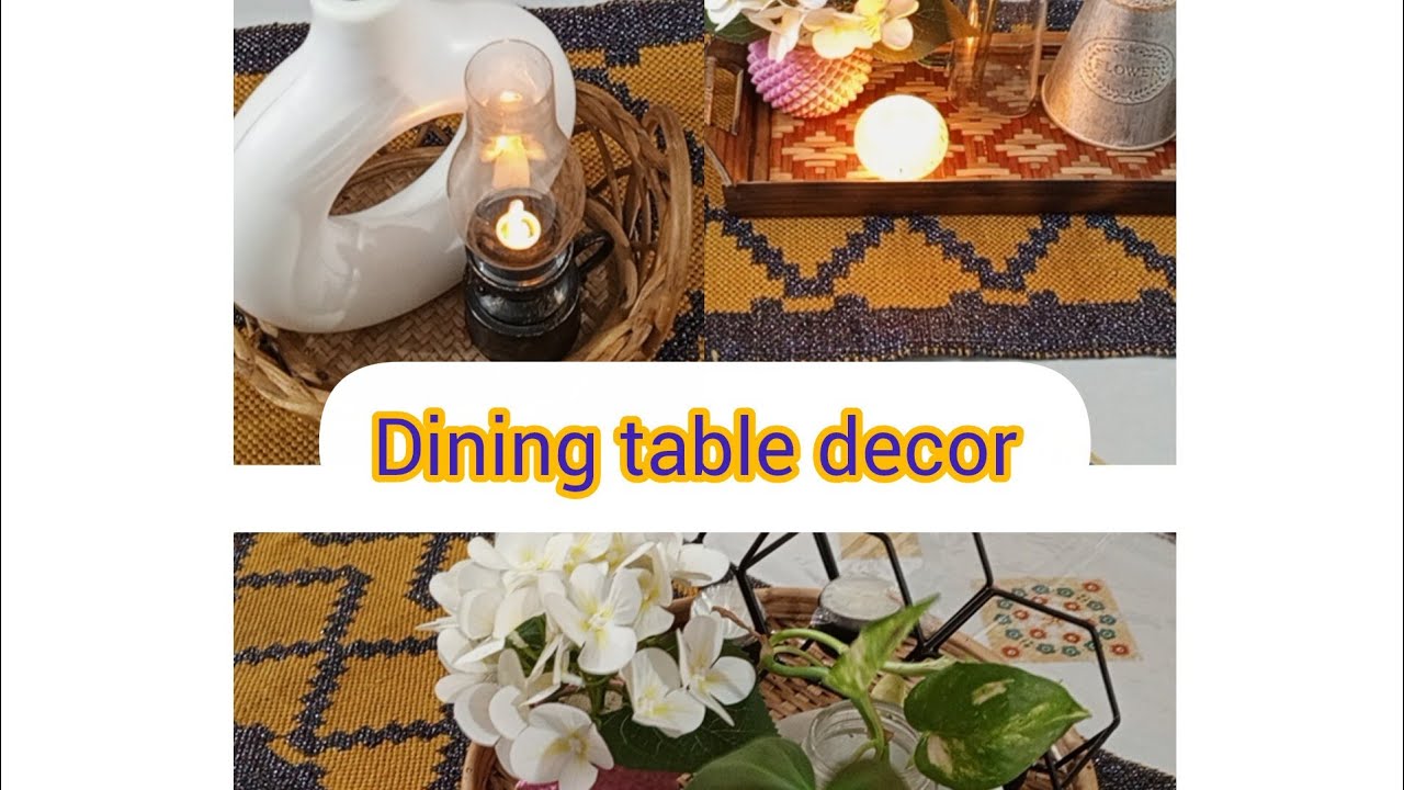 Dining table Organization ideas|| Easy & simple decor ideas.. #decor ...