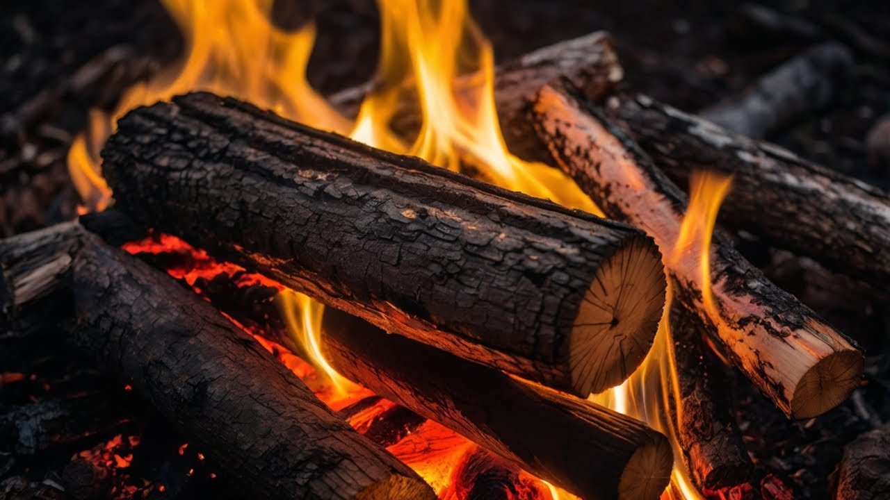 Calming Campfire Sounds for Meditation & Stress Relief | ASMR Fire for ...