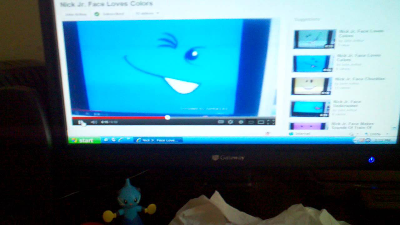 Nick jr face loves colors - YouTube