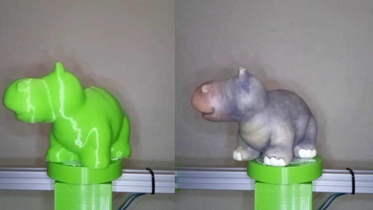 OpenScan Erster Scan mit dem Low Budget 3D Scanner - YouTube