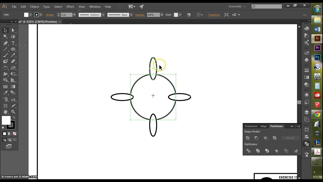 Step 1 - Drawing a Deciduous Tree Symbol - YouTube