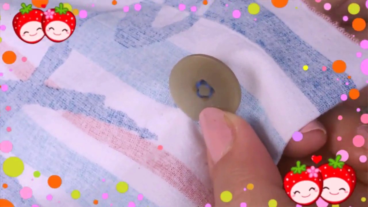 Come cucire un bottone Facile - YouTube