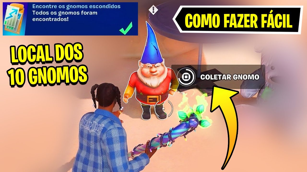 ENCONTRE OS GNOMOS ESCONDIDOS - YouTube