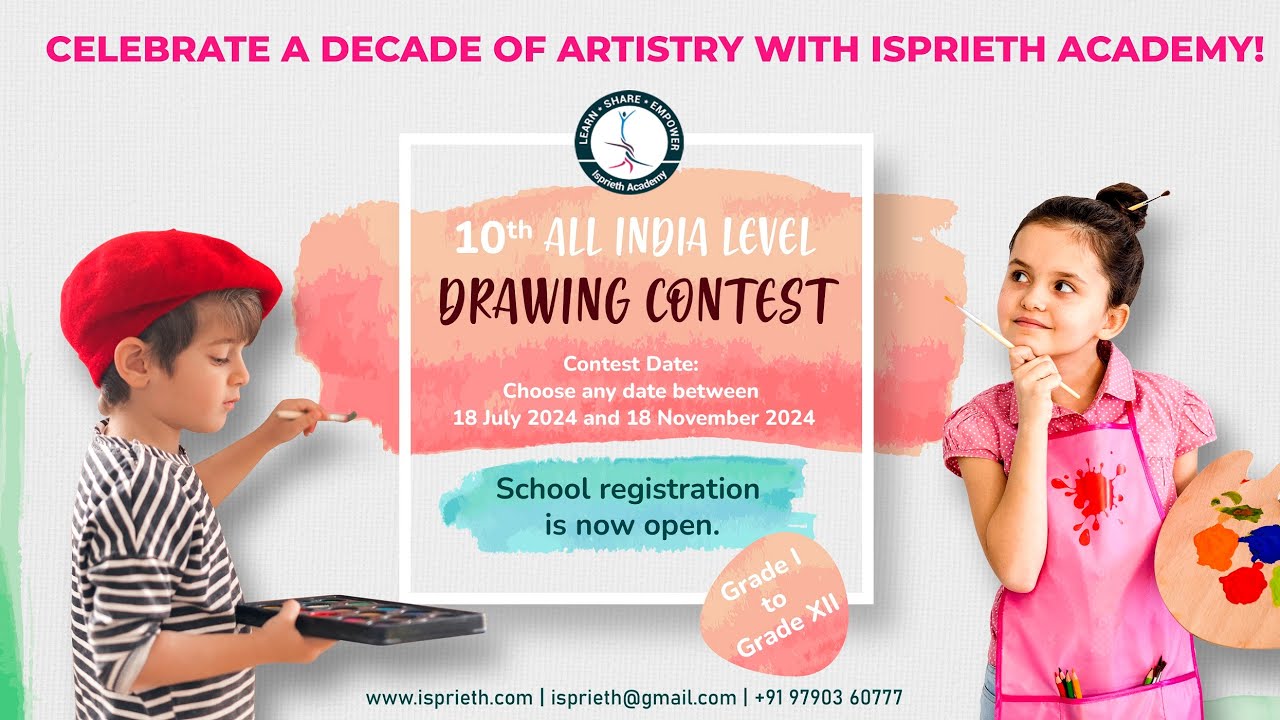 10th All India Level Drawing Contest 2024 | Drawing Competition for ...