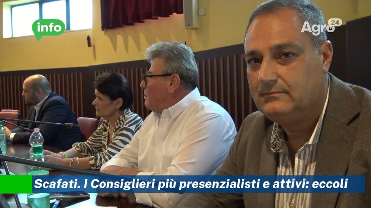Scafati. I Consiglieri più presenzialisti e attivi: eccoli (video ...