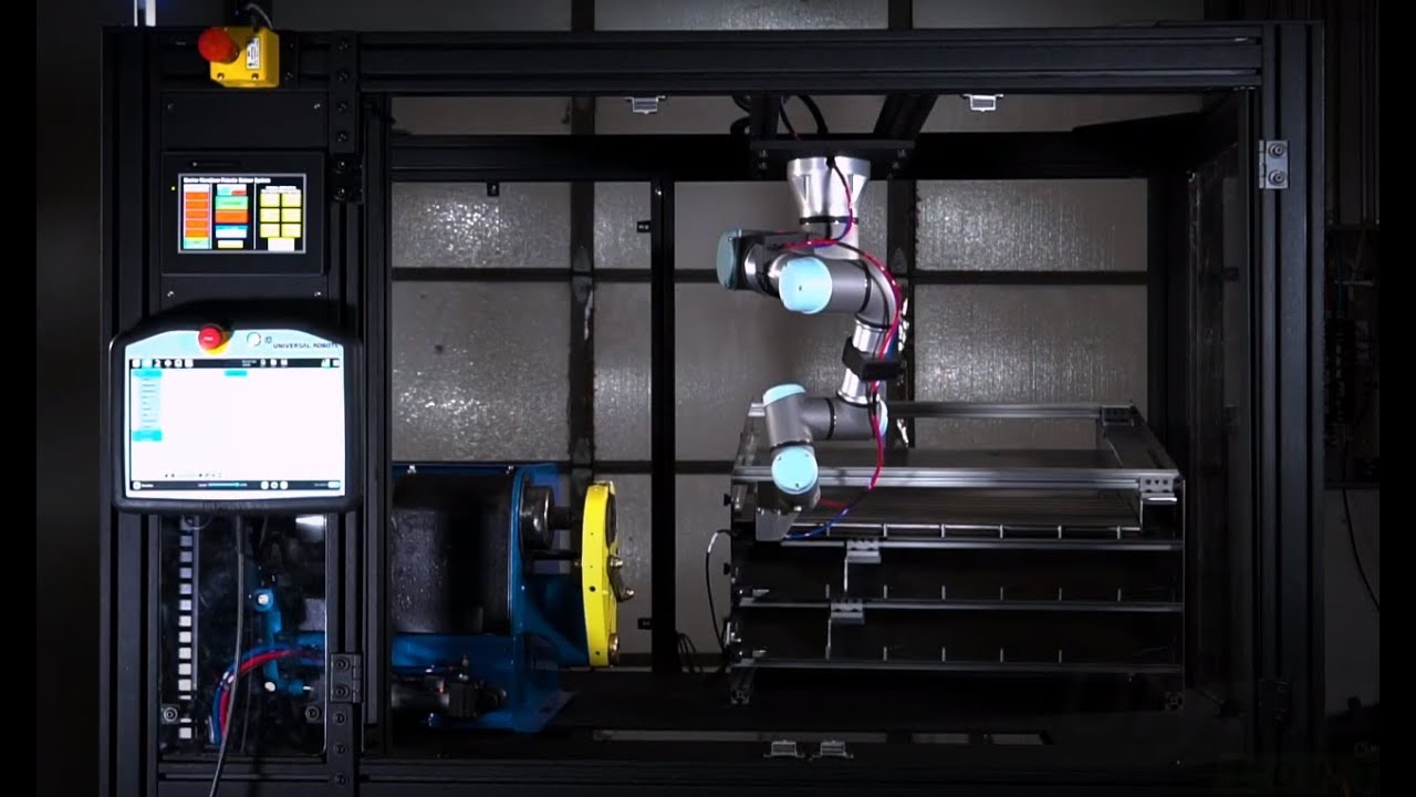 Universal Robots Automated Pipe Flaring - YouTube