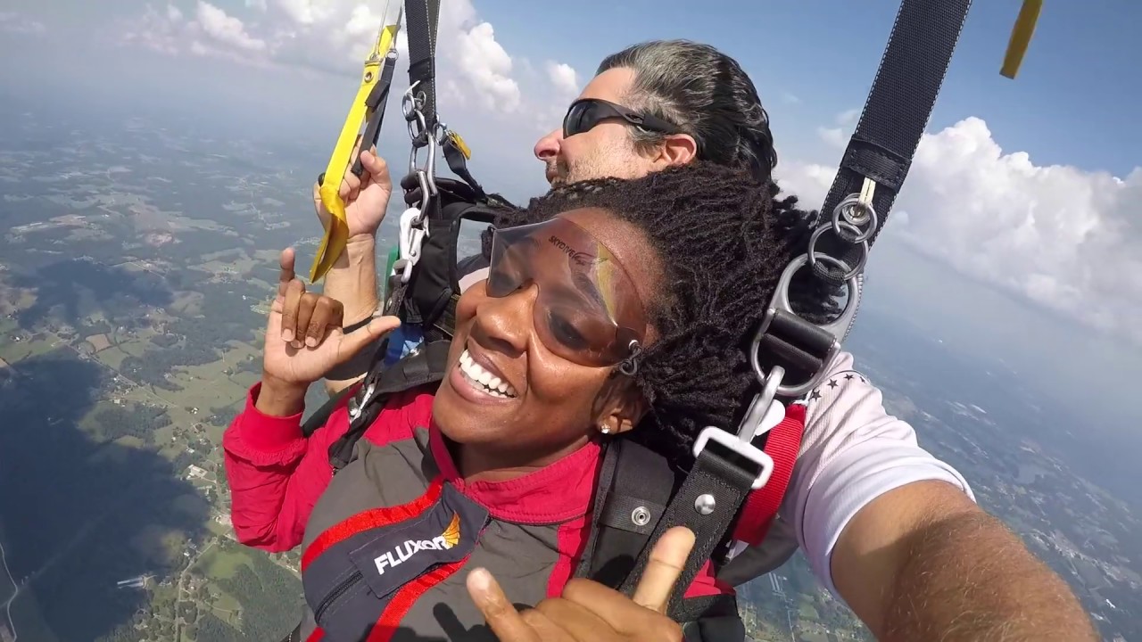 Skydive Alabama, Tandem Skydive, Krystle Allison from Birmingham, AL ...